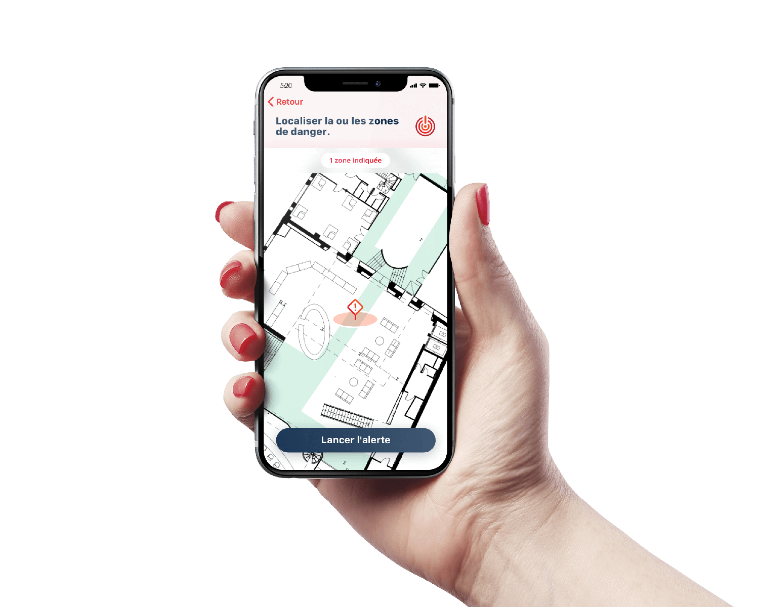 Safy. La solution d'aide à l'évacuation et au confinement.